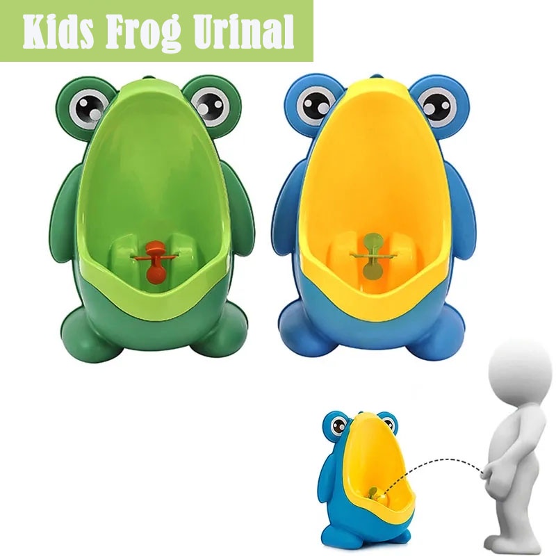 Kids Frog Urinal Toilet Cartoon Vertical Bedpan Urinal Boys Pee ...
