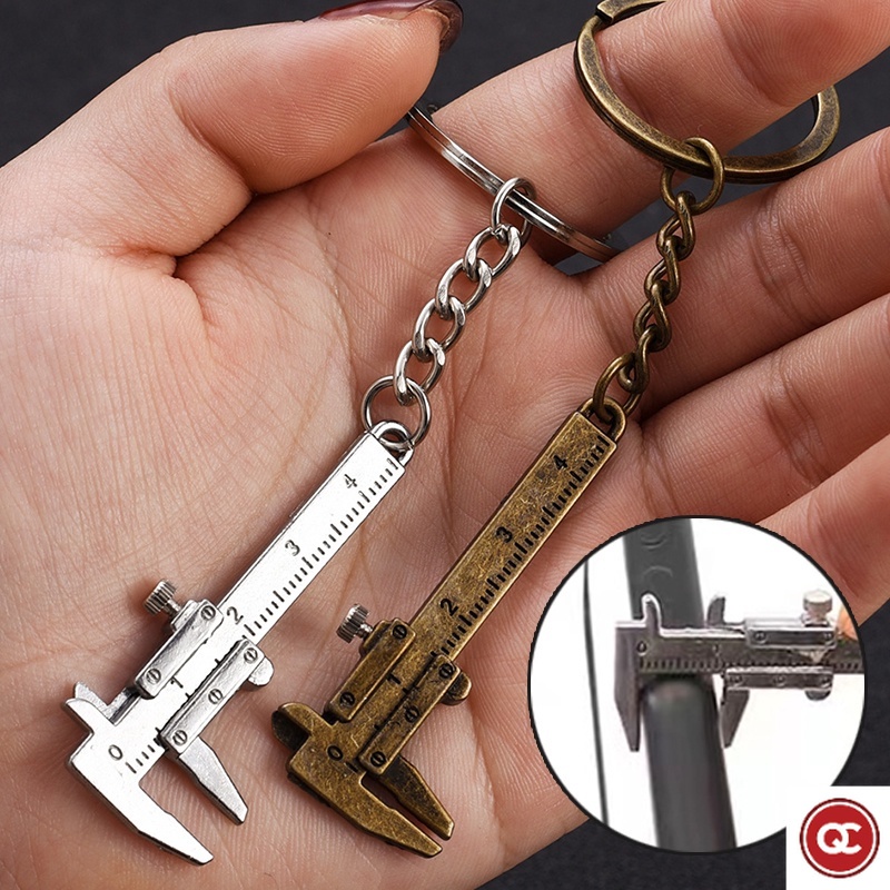QC Mini Vernier Caliper 0-4cm Portable Measuring Gauge Tool Ruler ...