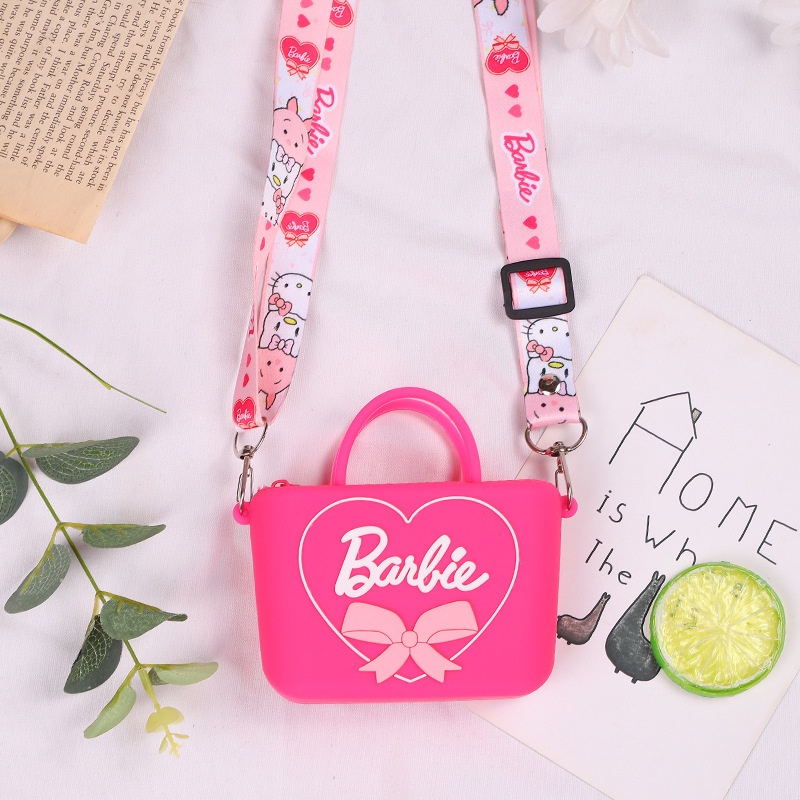 Original Barbie Backpack Shoulder Bag DIY Cartoon Hanbag Waterproof ...