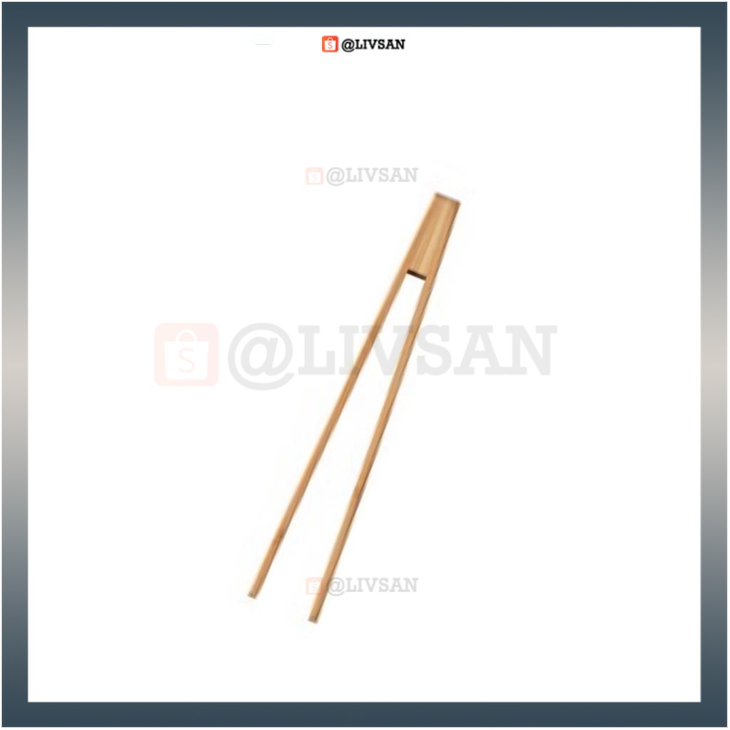 PERALATAN KAYU Ostbit Serving Tongs Bamboo Material 24cm Cookware ...
