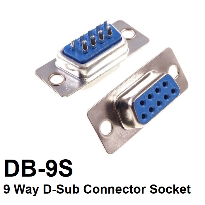 DB-9S 9 Way D-Sub Socket Connector | Shopee Malaysia