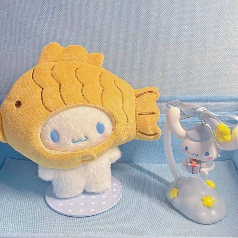 13cm Sanrio Cartoon Plush Toy Kawali Cinnamoroll Soft Stuffed Doll ...