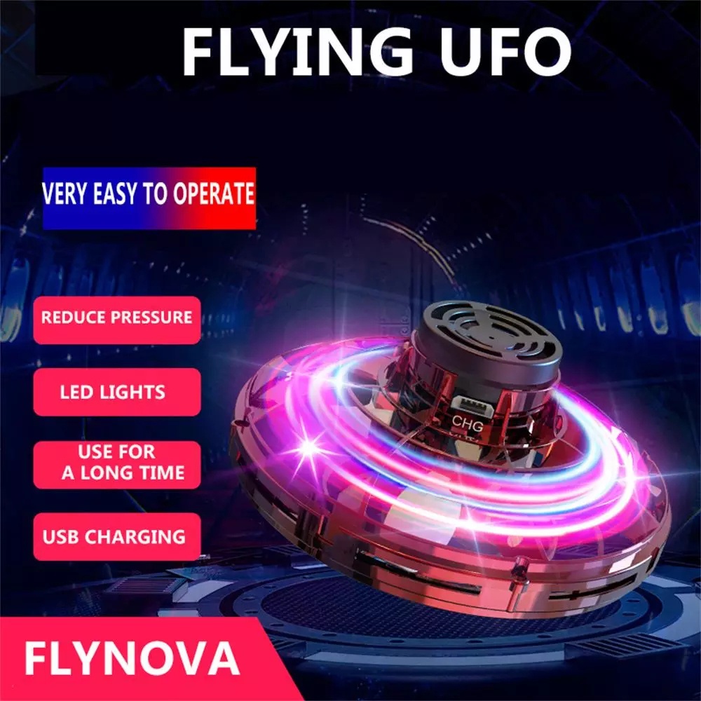Flynova Mini Flying Ball Smart Drones UFO kids spinner toy LED Infrared ...