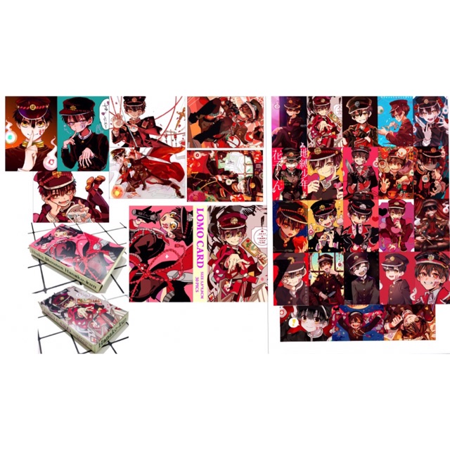 Lomo card hanako box of 30 jibaku shounen hanako-kun cards | Shopee ...