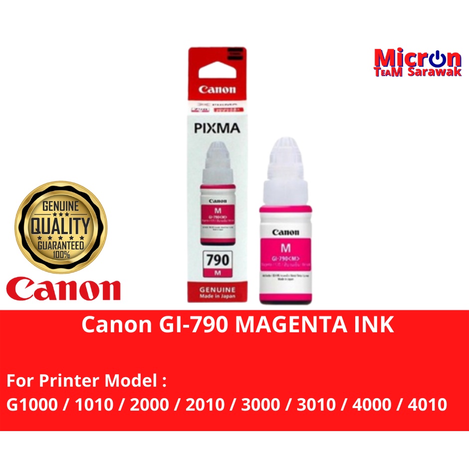 CANON GI-790 MAGENTA INK (70ML) | Shopee Malaysia