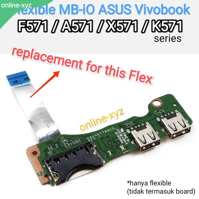Asus Vivobook F571 X571 A571 F571 F571 F571GT F571GD flexible cable ...
