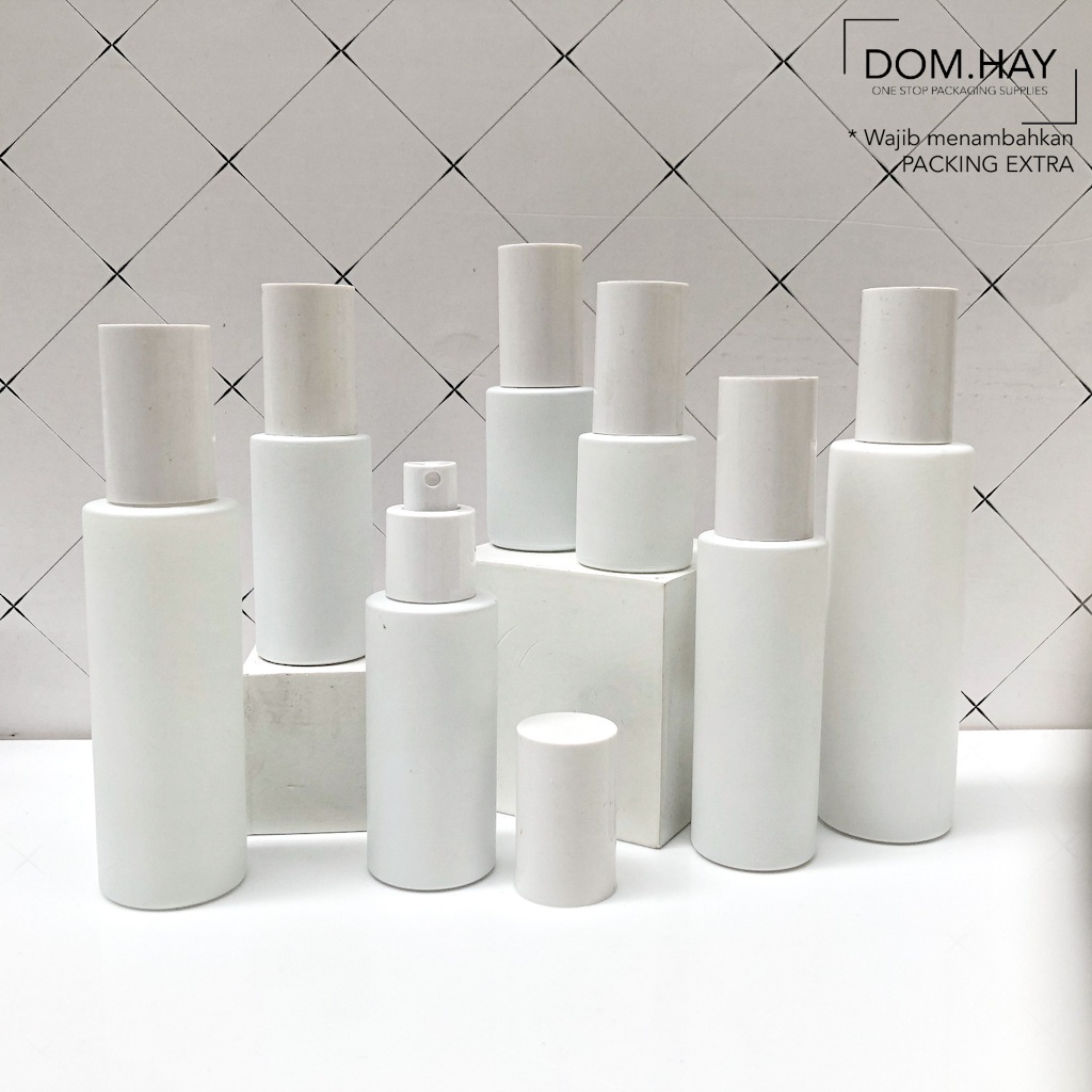 Doff White Glass Spray Bottle 7UK Face Mist Hair Spray Perfume Spray ...