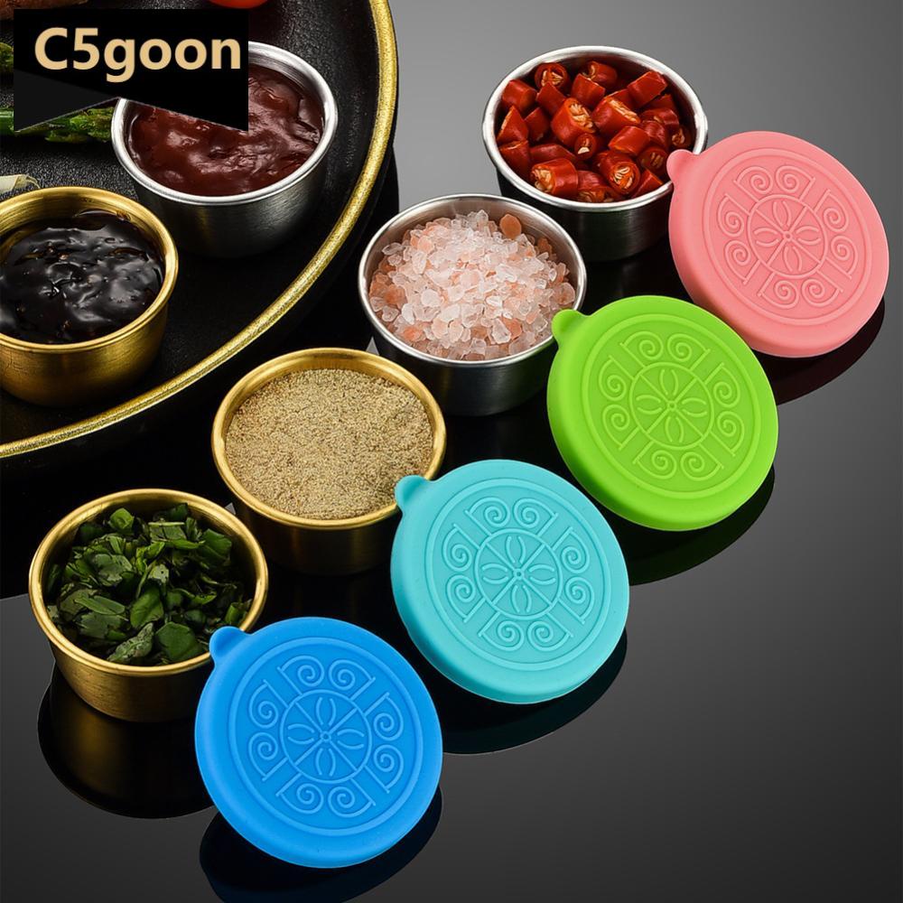 C5GOON 50/70ml 304 Stainless Steel Salad Container Small Condiment ...