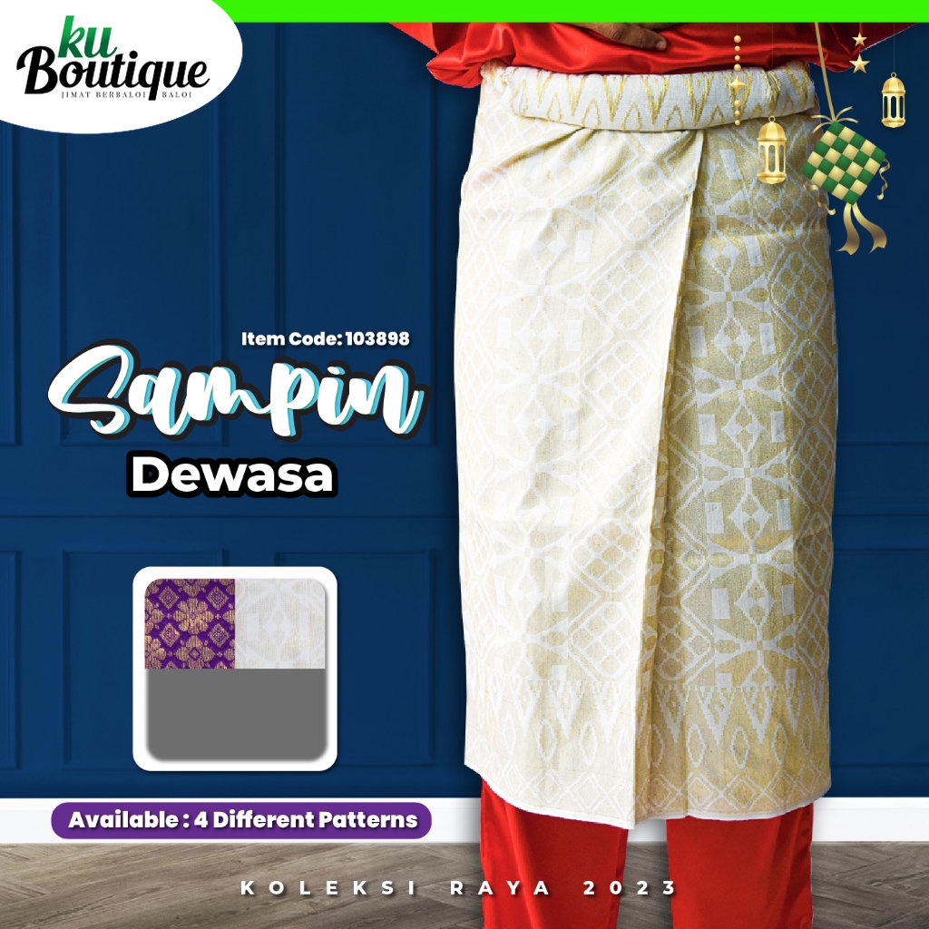 [2023 Raya] Sampin Samping Songket Raya Remaja Dewasa Sampin Nikah ...