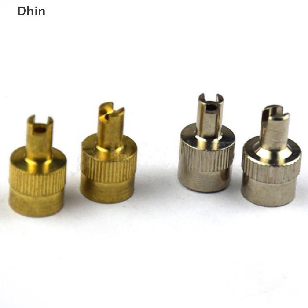 [Dhin] Copper Slotted Head Valve Stem Cap Car Motorcycle Valve Wheel ...