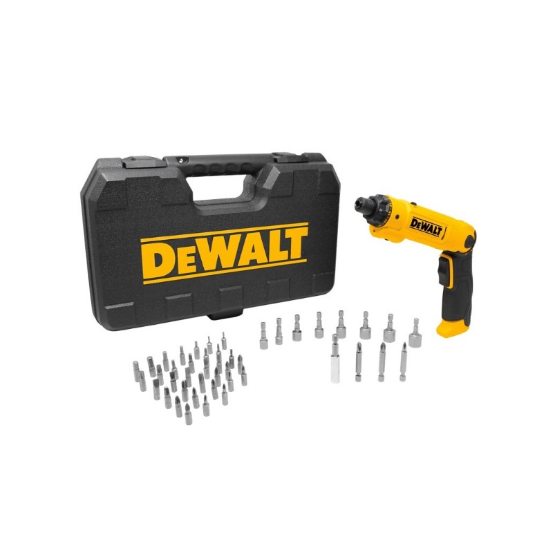 Dewalt Dcf008 B1 8v Cordless Screwdriver Set 45 Pcs Accessories Dcf008