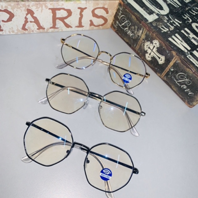 🇲🇾 SPEK MATA OCTAGON ANTI BLUE LIGHT CLEAR SUNGLASSES VIRAL UNISEX ...