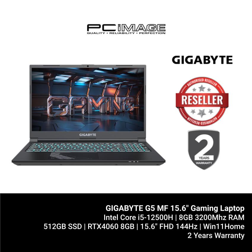 GIGABYTE G5 MF 15.6" Gaming Laptop (i5-12500H, 8GB 3200Mhz, 512GB SSD ...