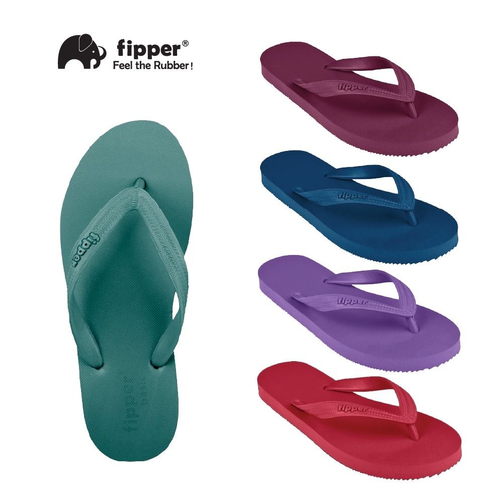 Fipper Slipper Basic M Natural Rubber Colorful Slippers for Men ...
