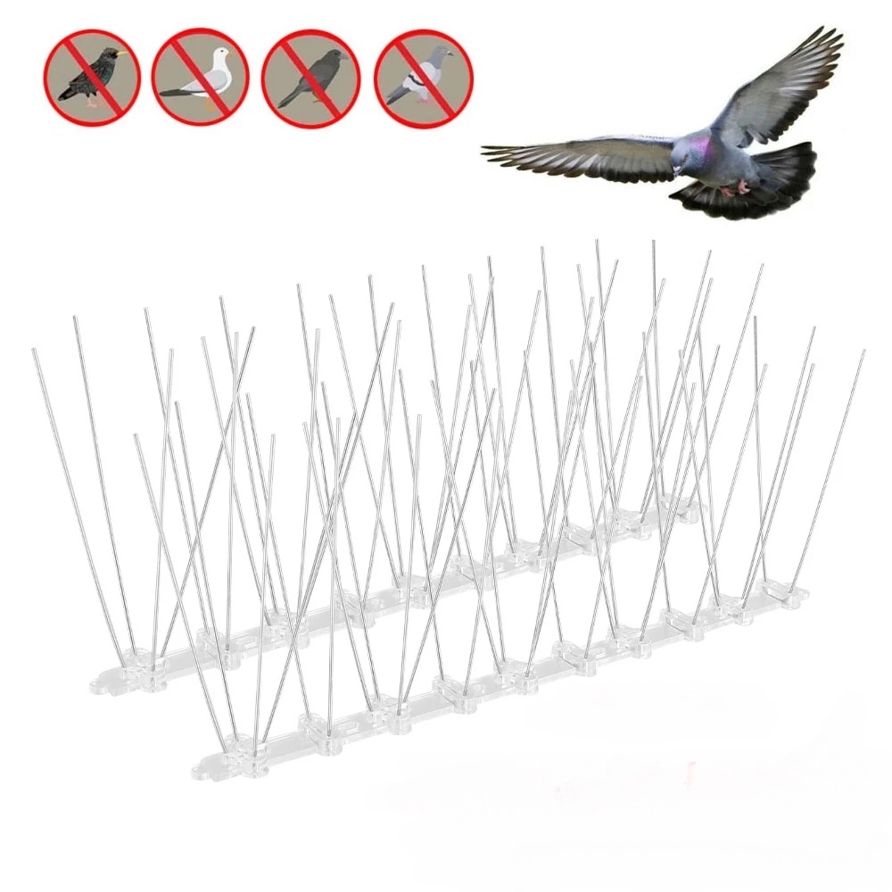 25CM Bird Spikes Bird Repellent Animal Repeller Chase Birds Device ...