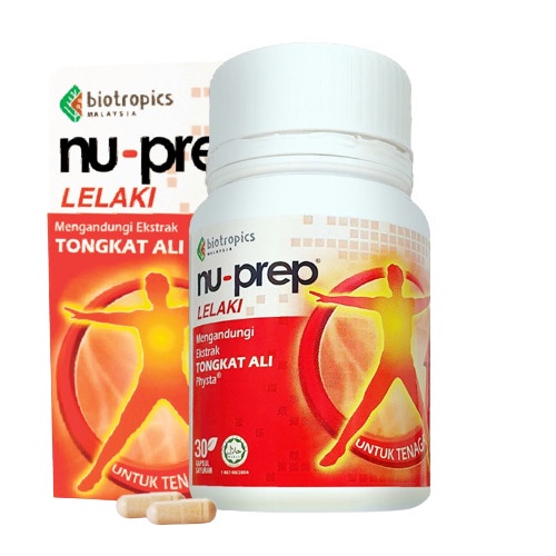 HealthGuru Biotropics Nu-Prep Lelaki Men's Health Supplement 100mg PHYSTA Standardised Tongkat ...