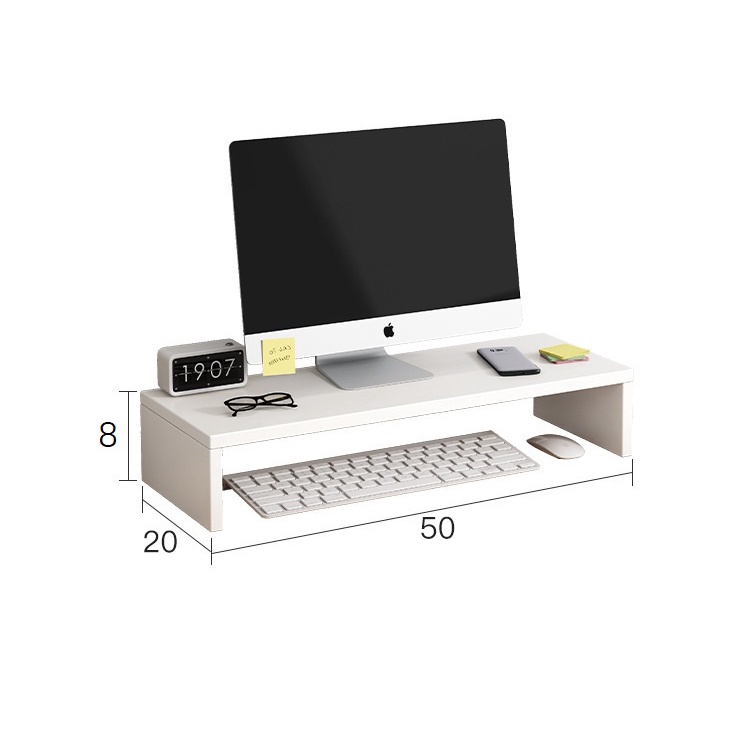 Screen Monitor Stand Shelf Computer Monitor Keyboard Storage Tray Rack ...