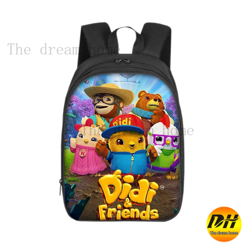 Didi and friends Kindergarten School Bag upin ipin Kids Backpack 14inch ...