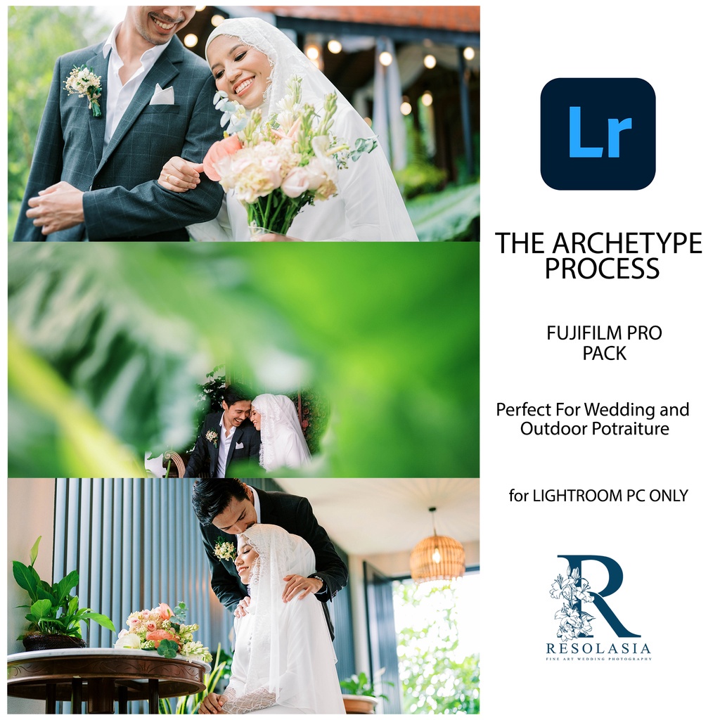 [FOR PC ONLY] Malay WEDDING PRESET RESOLASIA x The Archetype Process Fujifilm Pro Profiles ...