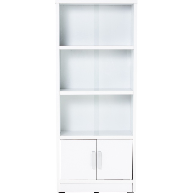 WONDERFUL HAVIR 3 Compartment FIle Cabinet Glass Door 3 Tier File ...