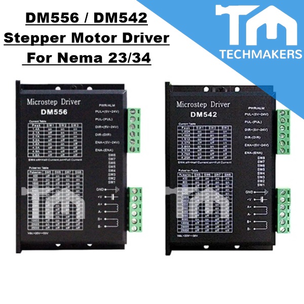 DM556(5.6A) / DM542(4.2A) DM 556 DM 542 Stepper Motor Driver NEMA 23/42/57 Controller CNC ...
