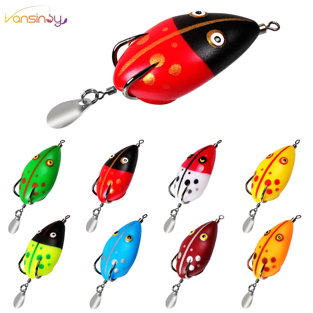 Umpan Katak Pancing 4cm/5.3g Soft Frog Fishing Lure Mini Soft Lure ...