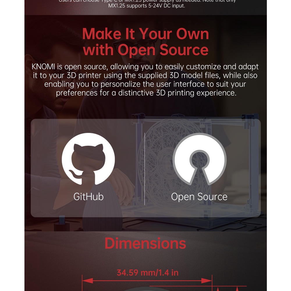 BIGTREETECH Knomi v1.0 Mini Round Screen for Voron Stealthburner Hotend ...