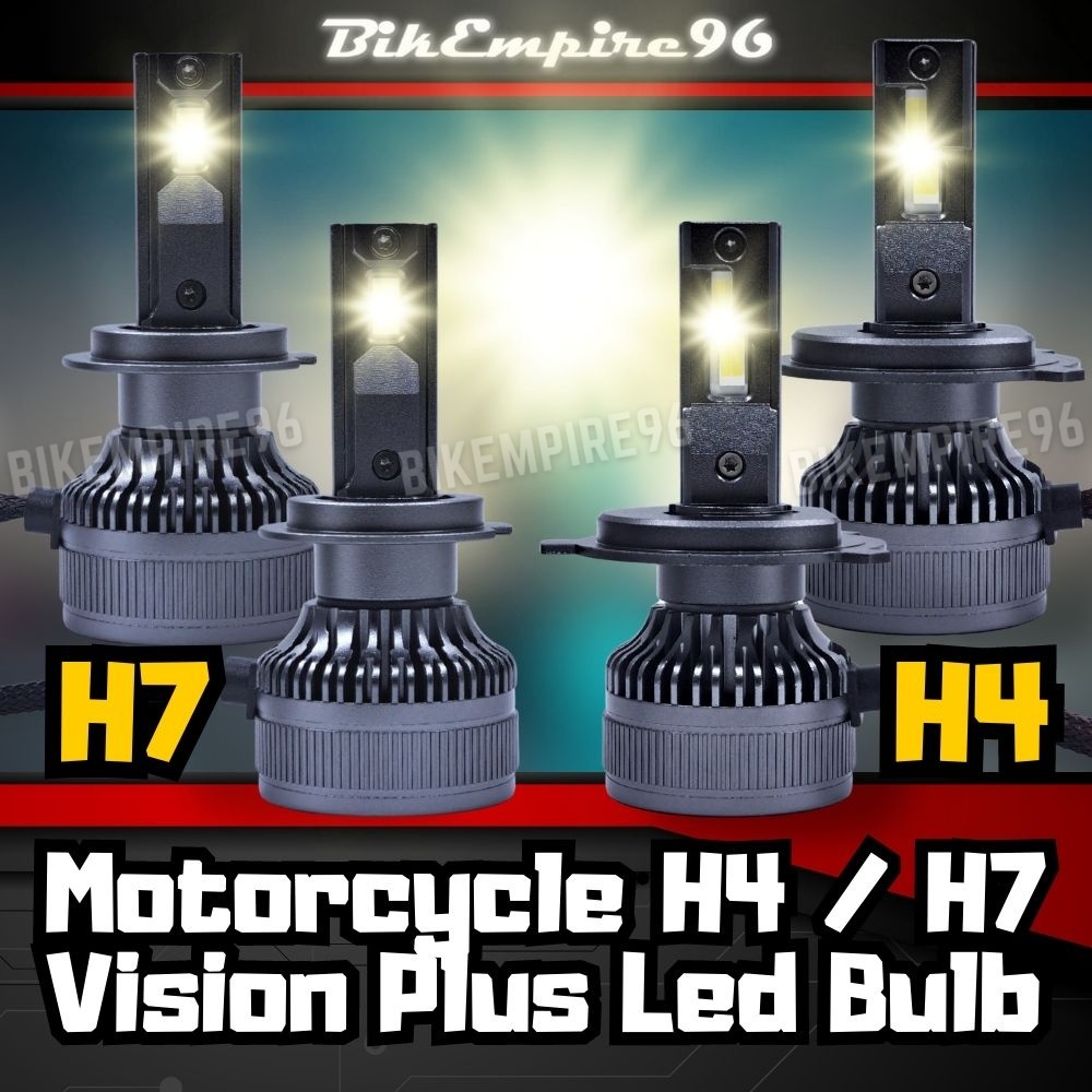 Motorcycle 1Pair H4/H7 Vision Plus Led Bulb 4300K 16000lm for Ducati ...