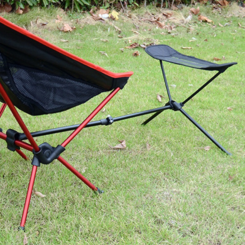 FAUSE Universal Camping Chair Foot Rest Ottoman Folding Attachable Leg ...