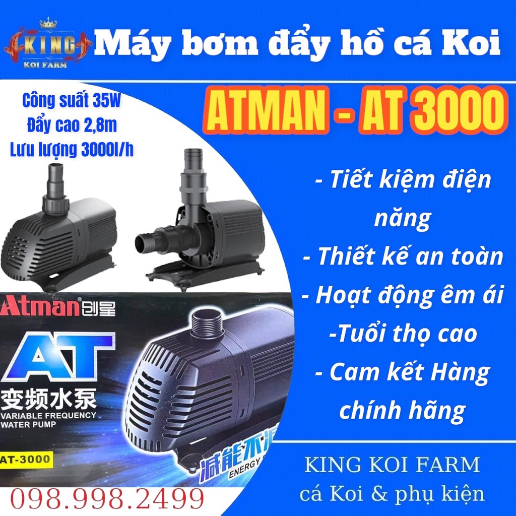 Atman AT-3000 AT-4000 AT-5000 AT-6000 AT-8000 AT-10000 aquarium water ...