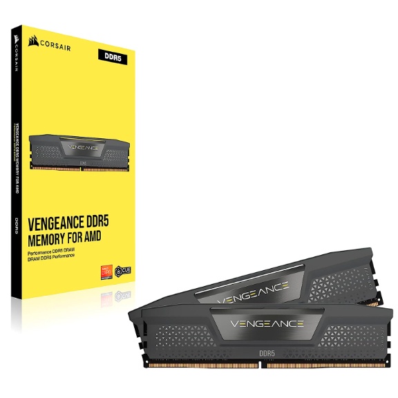 # CORSAIR VENGEANCE [ 16GB (2x8GB) / 32GB (2x16GB) / 64GB (2x32GB) ] DDR5 DRAM [5200MHz~6000MHz ...