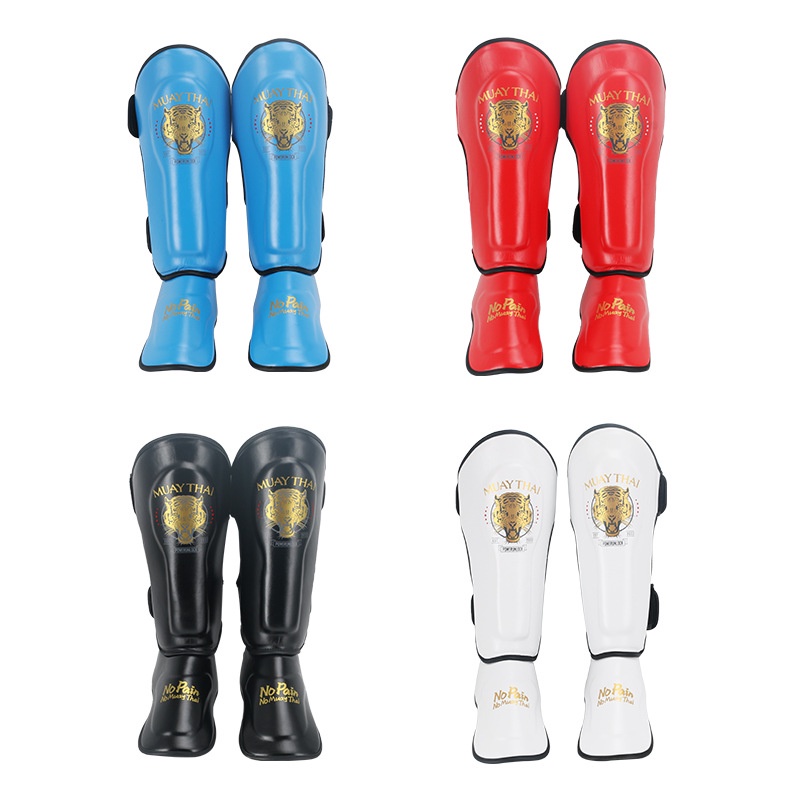 Tiger Patten Boxing MMA Muay Thai Shin Guards Kickboxing Leg Pads ...
