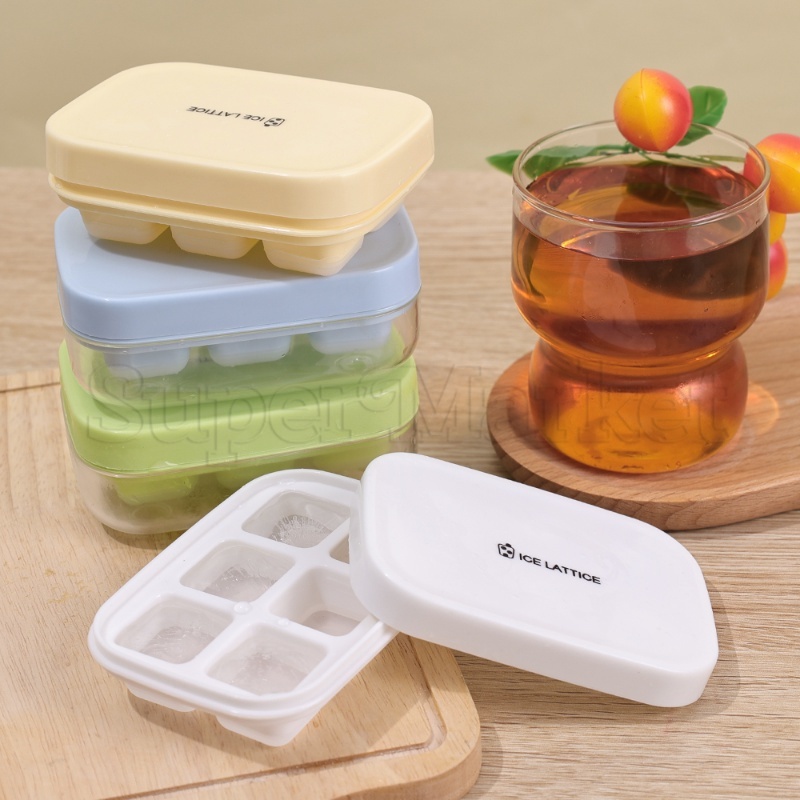 [ Featured ] Multi-grid Ice Cube Freezing Box with Lid / Beer Coffee ...