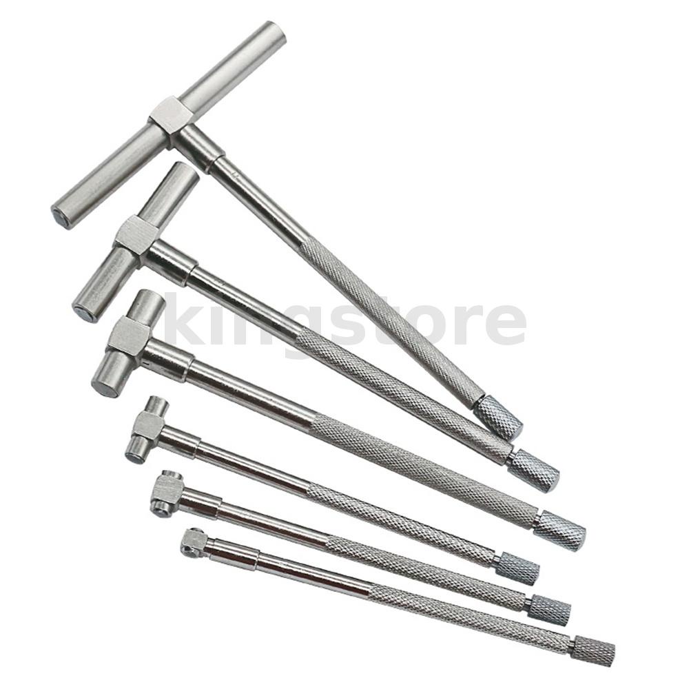 6-Pack Telescopic Gauge Set 8-150 mm Internal T Bore Hole Gauge Set ...