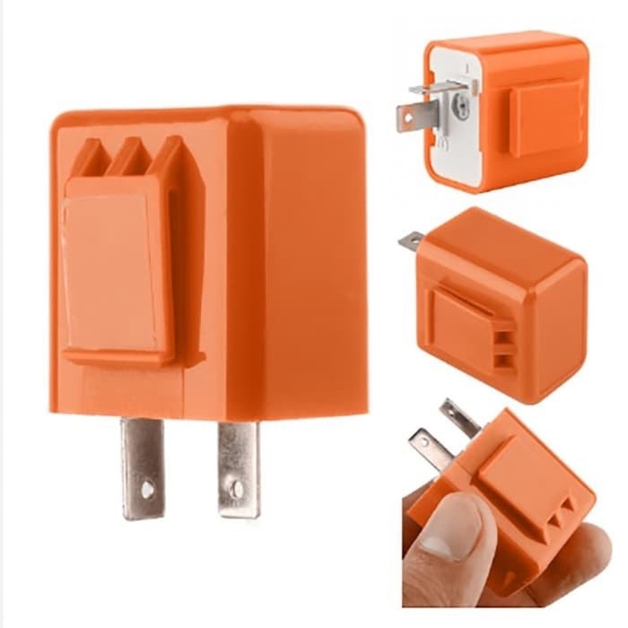 Motorcycle Turn Signal Flaser Blinking Adjuster LED Light Flashing Set ...