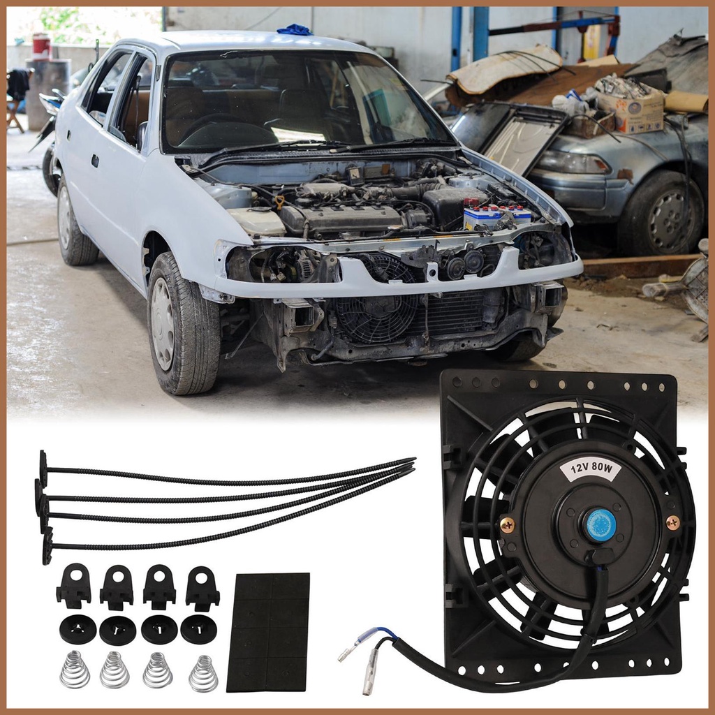 Electric Radiator Fan 6 inch Electric Radiator Cooling Fan Assembly Kit ...