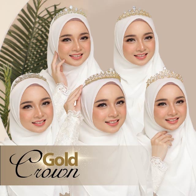 [CROWN Bride GOLD] Zirconia, Crown Rhinestone, Crown Tunang, Crown ...