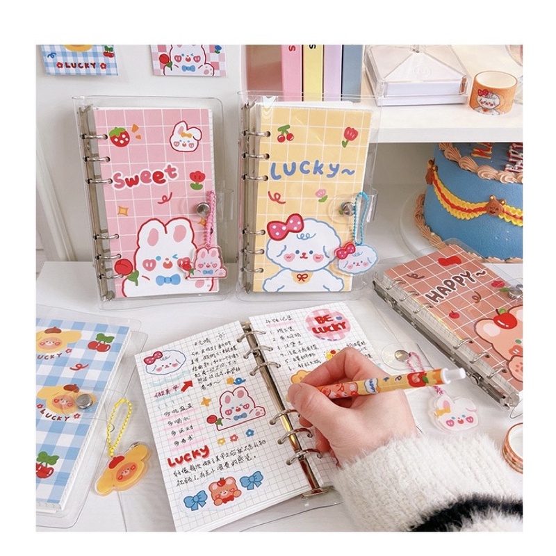 Ready Stock Buku nota Handbook Loose-Leaf Notebook Sticker Diary ...