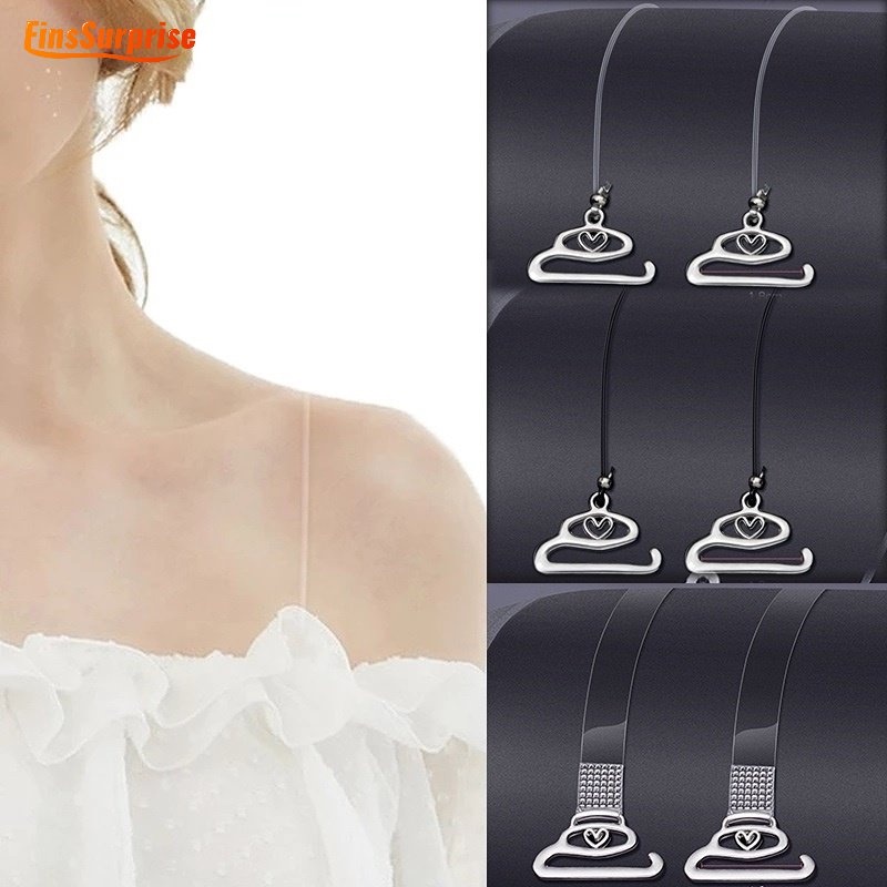 1 Pair Women Soft Adjustable Elastic Invisible Bra Strap/ Durable ...