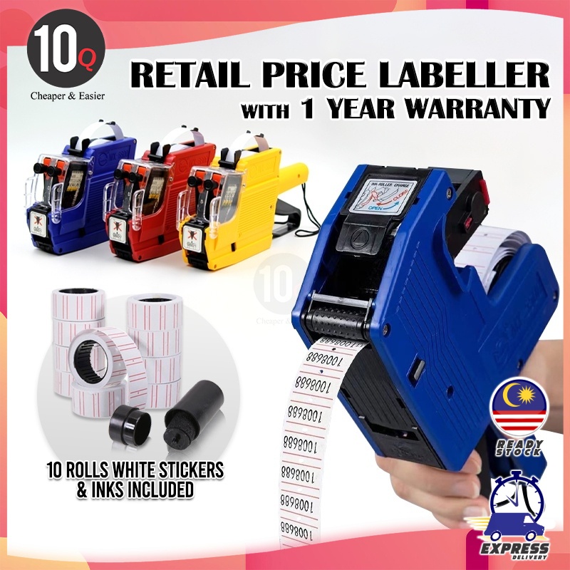 10Q Retail Price Labeller MX5500 MX6600 Label Paper Tag Mesin Harga ...