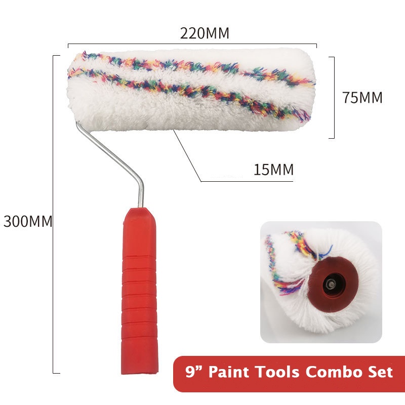 9" wall paint roller Roller Polyester Roller Handle Good Quality ...