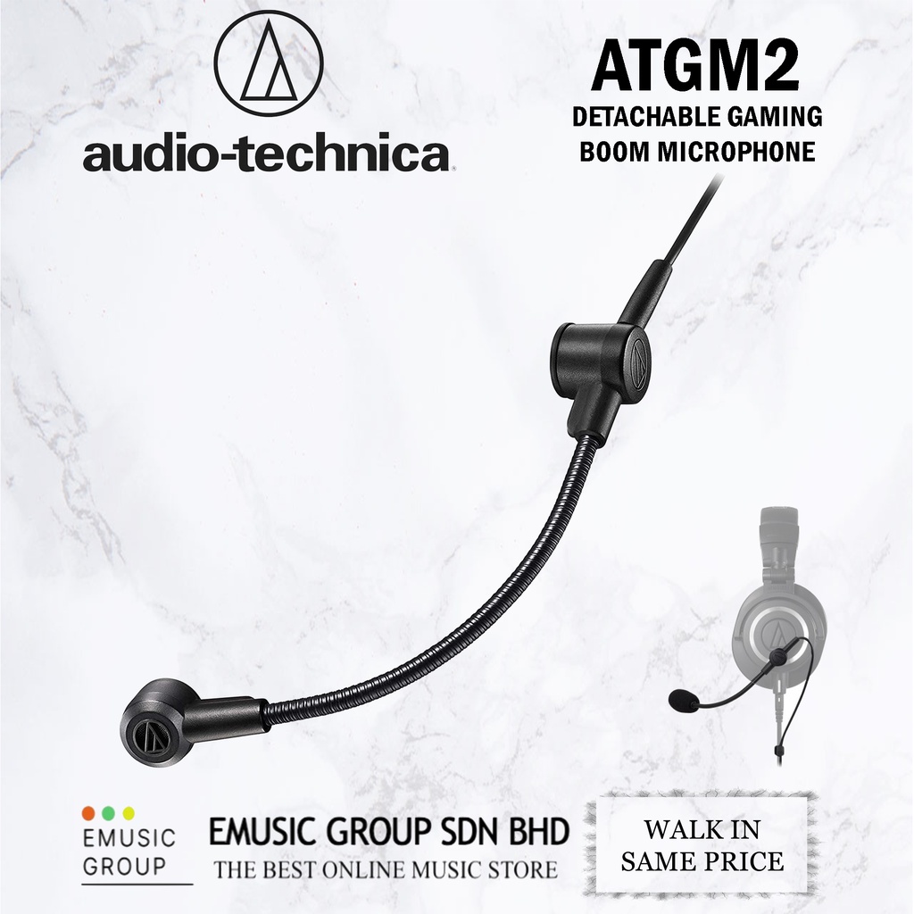Audio Technica AT-GM2 Detachable Gaming Boom Gooseneck Microphone ...
