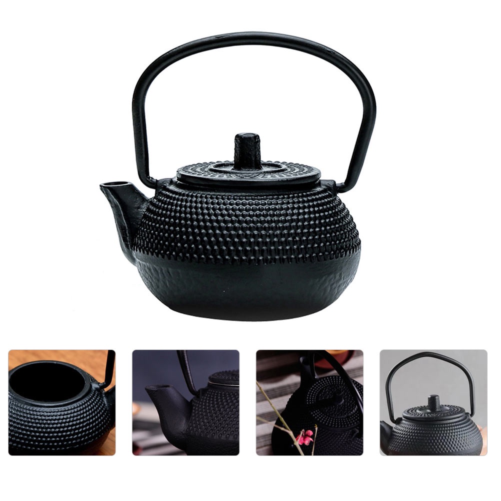 Vintage Decor Stainless Steel Tea Pots Set Cast Iron Teapot Kettle ...