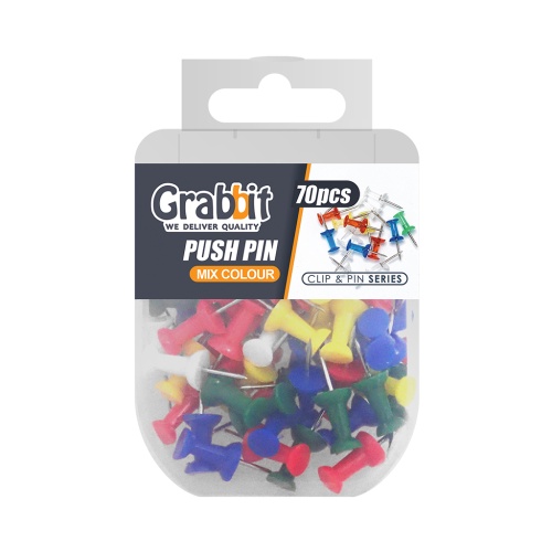 || HS ONLINE SHOP || Grabbit Decoration Bulletin Push Pins (70 Pcs ...