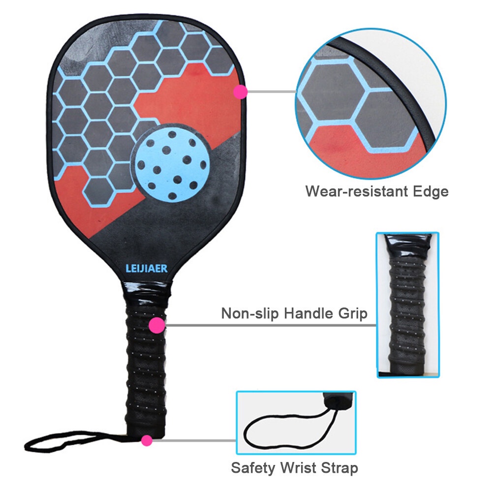 🇲🇾 READY STOCK Pickleball Racket Paddle Set with Comfort Grip Balls ...