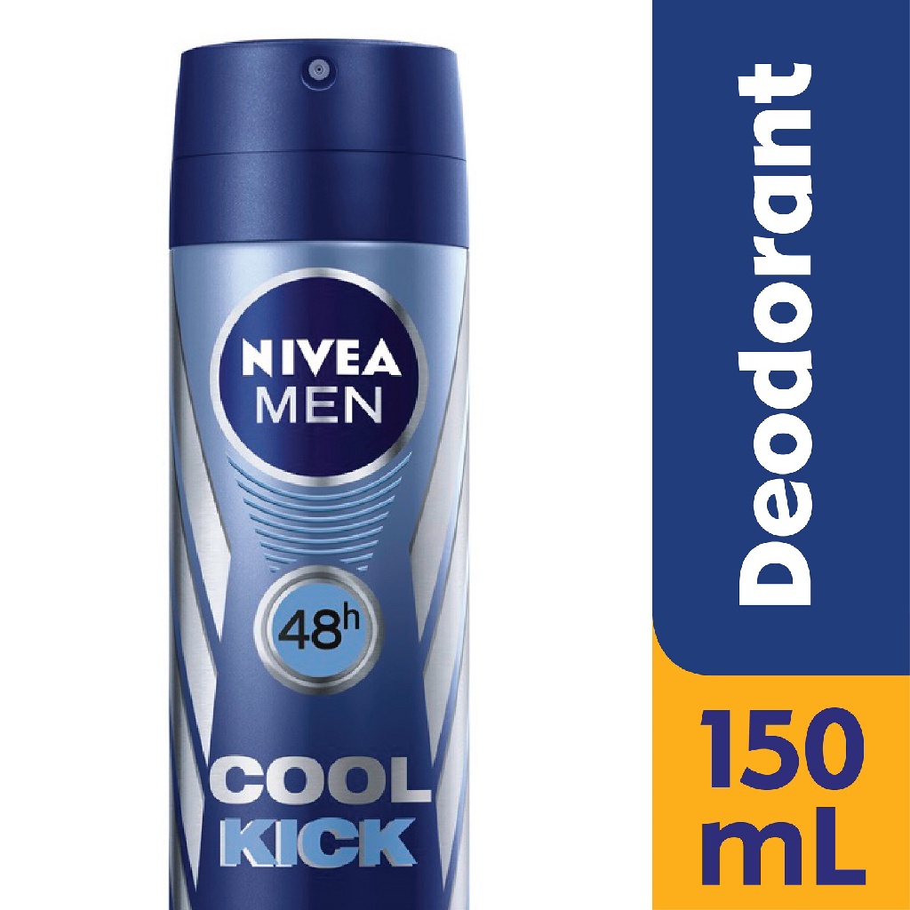 NIVEA Men's 48h Anti-Perspirant Cool Kick (150ml) | Shopee Malaysia