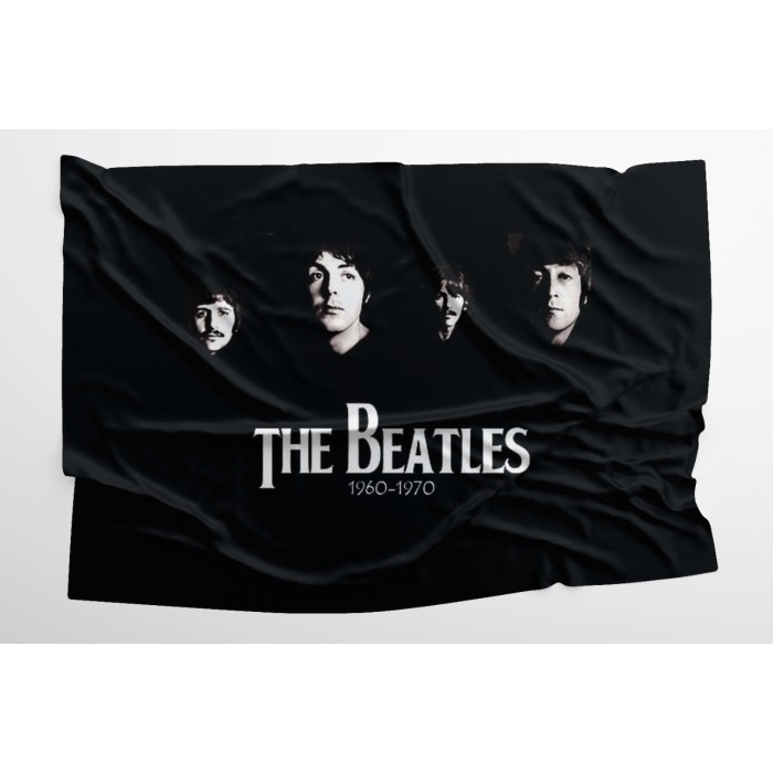 THE BEATLES FLAG/ CUSTOM FLAG/ WALL DISPLAY FABRIC BANNER - COLOR/SIZE ...