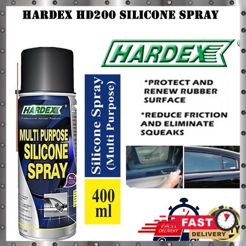 HARDEX HD200 SILICONE SPRAY MULTI PURPOSE SPRAY GREASE (400ML) | Shopee ...