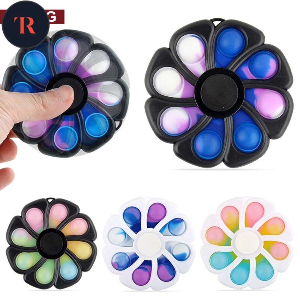 TR-Simple Dimple Squishies Stress Relief Hand Fidget Spinner New Fat ...