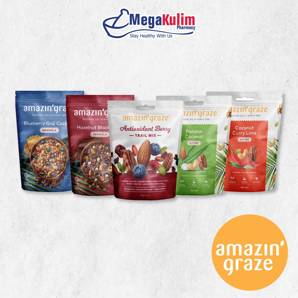 Amazin' Graze Granola / Nut Mix / Trail Mix (100g / 130g / 250g ...